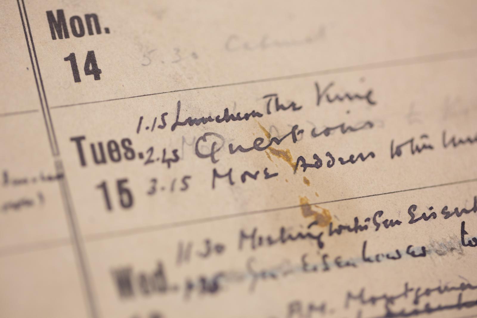 Winston Churchill’s Daily Calendar Provides a Different Look at World ...