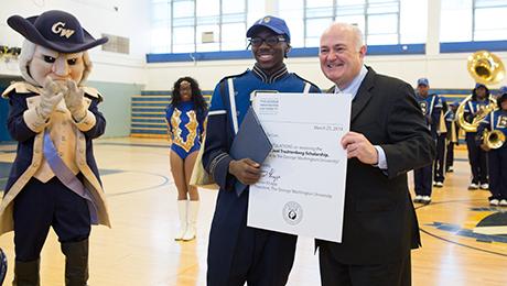 GW Surprises Eight D.C. Students With Full-Ride Scholarships | GW Today ...